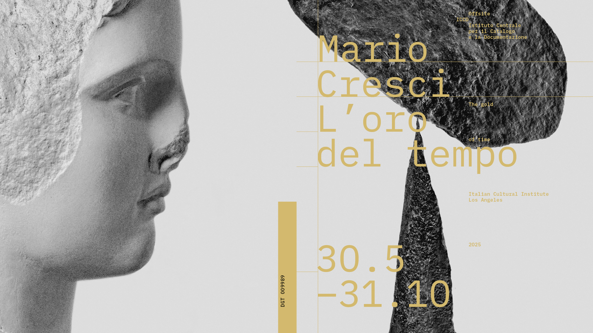 exhibition> Mario Cresci. The Gold of Time – Istituto Italiano di ...